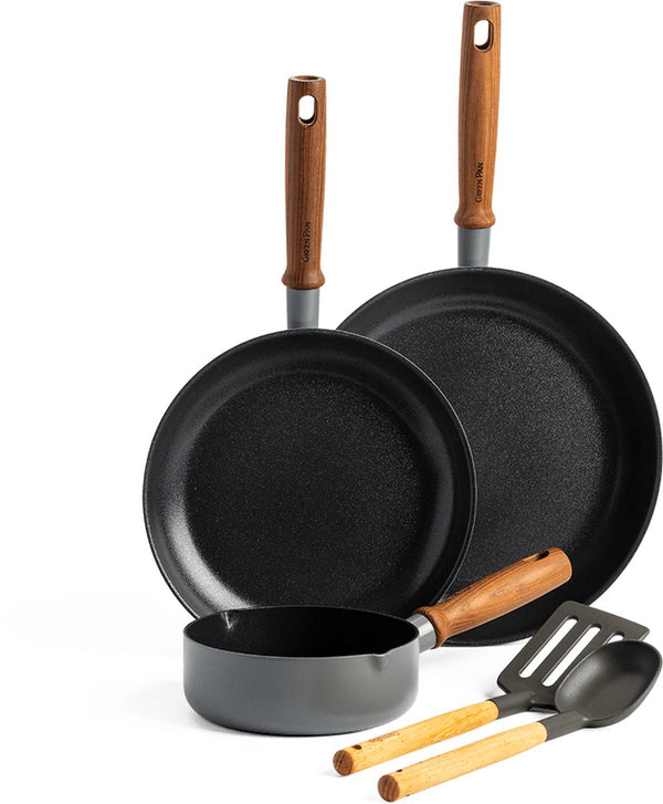 Комплект съдове за готвене GreenPan Mayflower Pro 5 части, керамично п ...